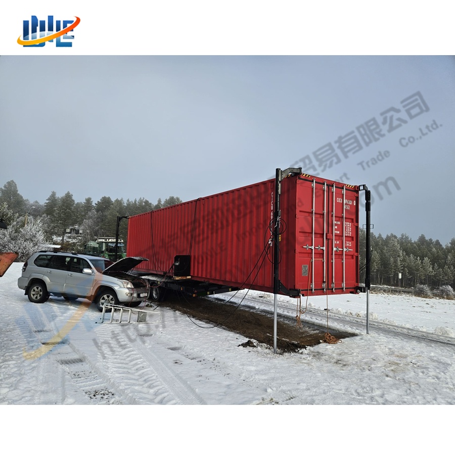 Truck Transport Move House Container Hydraulic Shipping Container Lift ...