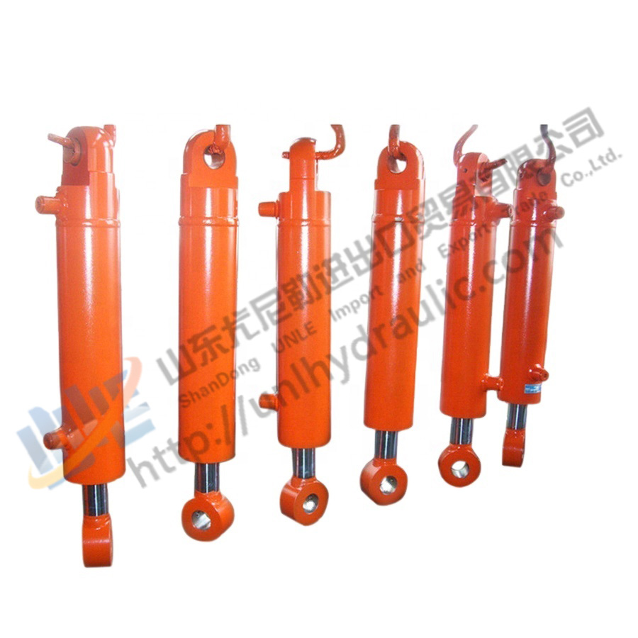 Flange mount hydraulic cylinder ram for brick making machinery - Buy ...