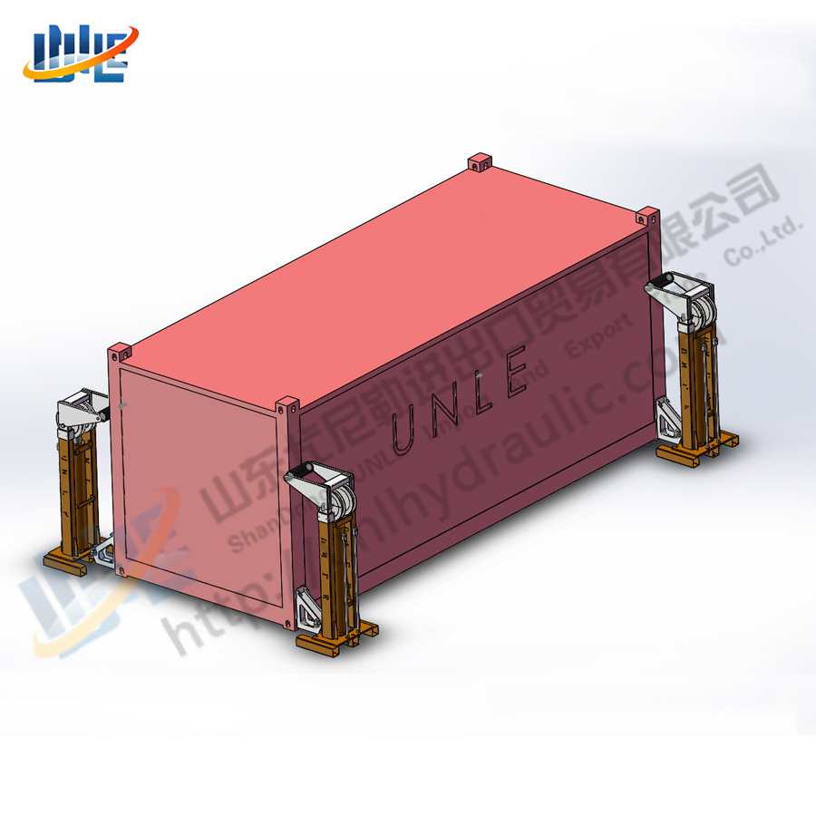 35 tons container hydraulic cylinder lifting system lifts 1700mm - Buy Container Lifting System ...