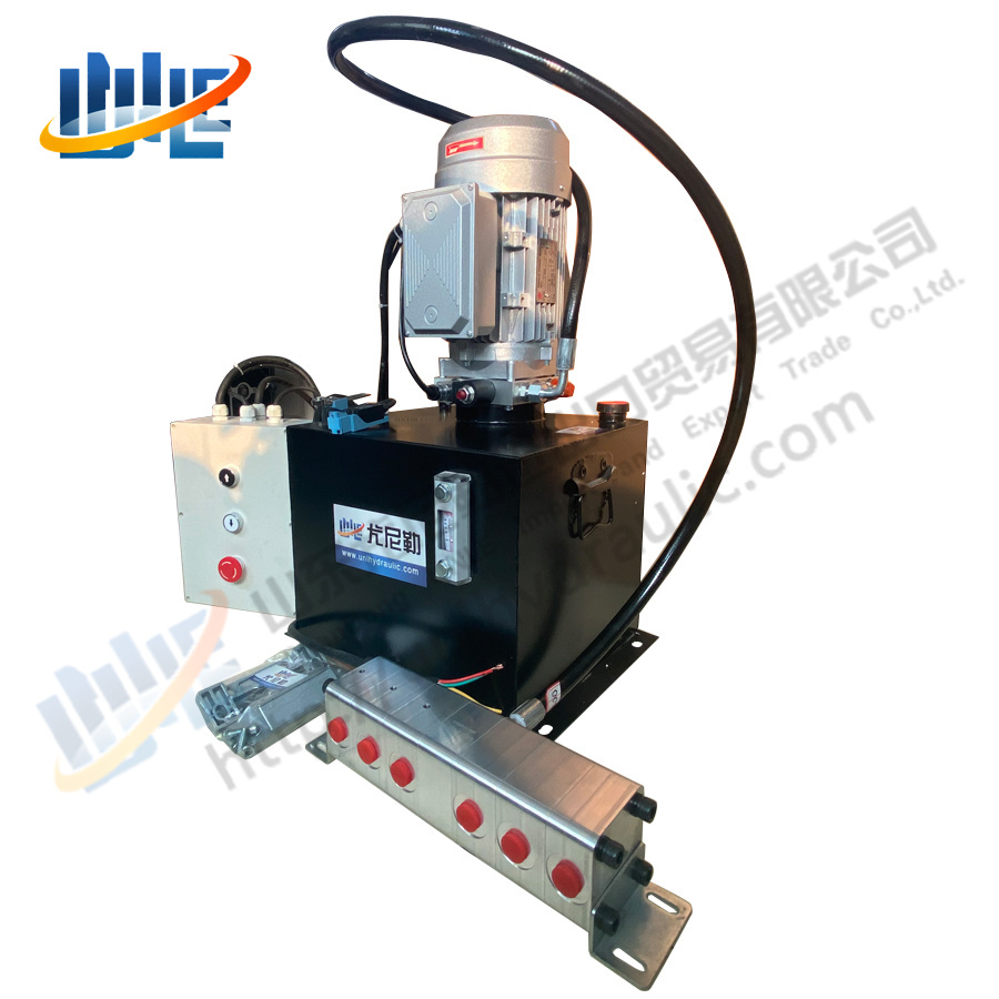 Small 12 Volt Portable Hydraulic Power Units Pack for Hydraulic System ...