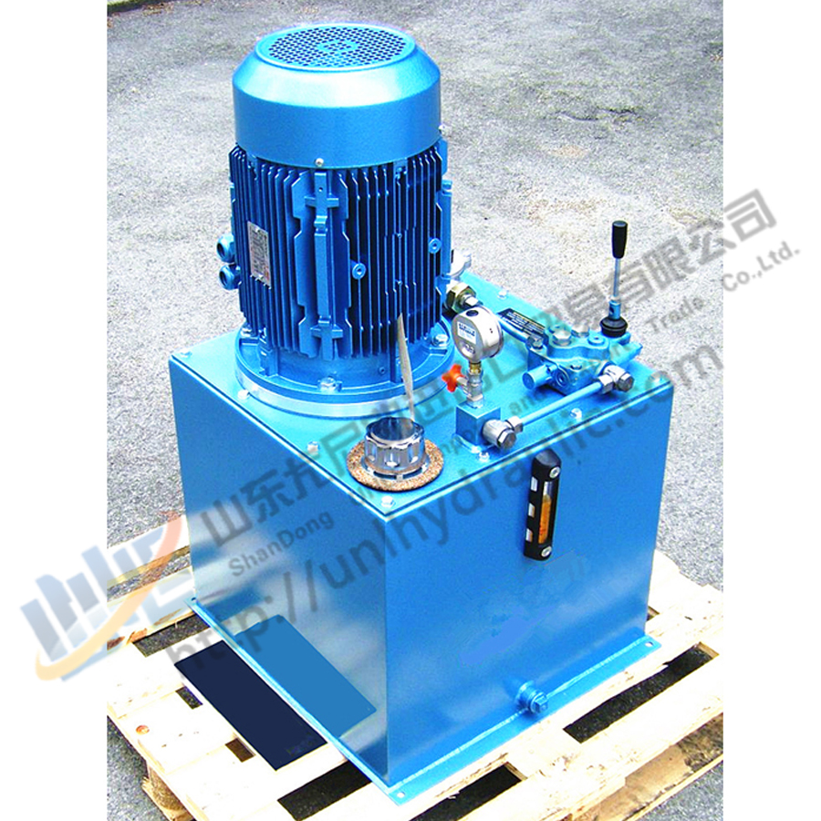 High speed flow 75 kw hydraulic power unit pack hydraulic pump station ...