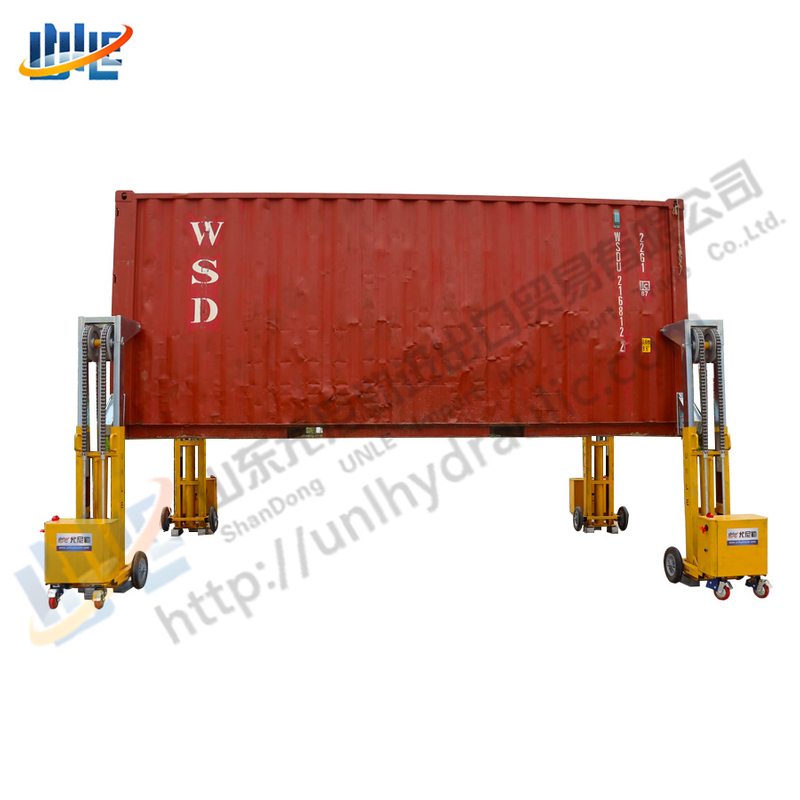 Mobile container lifting system hydraulic jack hydraulic cylinder for 4 ...